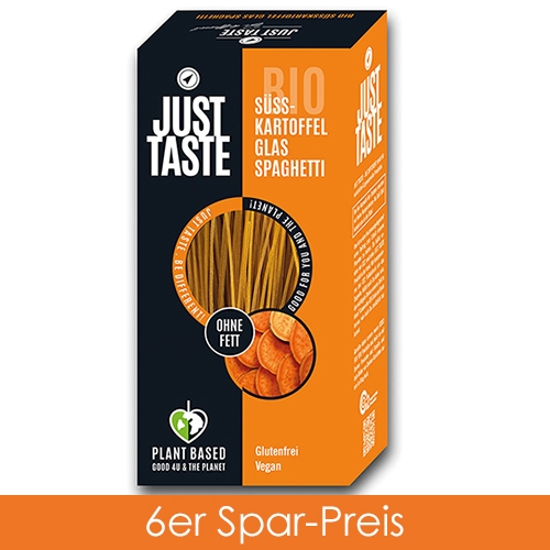 Just Taste Bio Süßkartoffel Spaghetti 6x250g - My Reformhaus